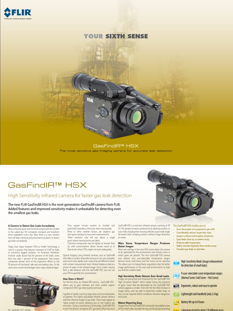 Gasfindir HSX-2 LR | PDF | Infrared | Camera