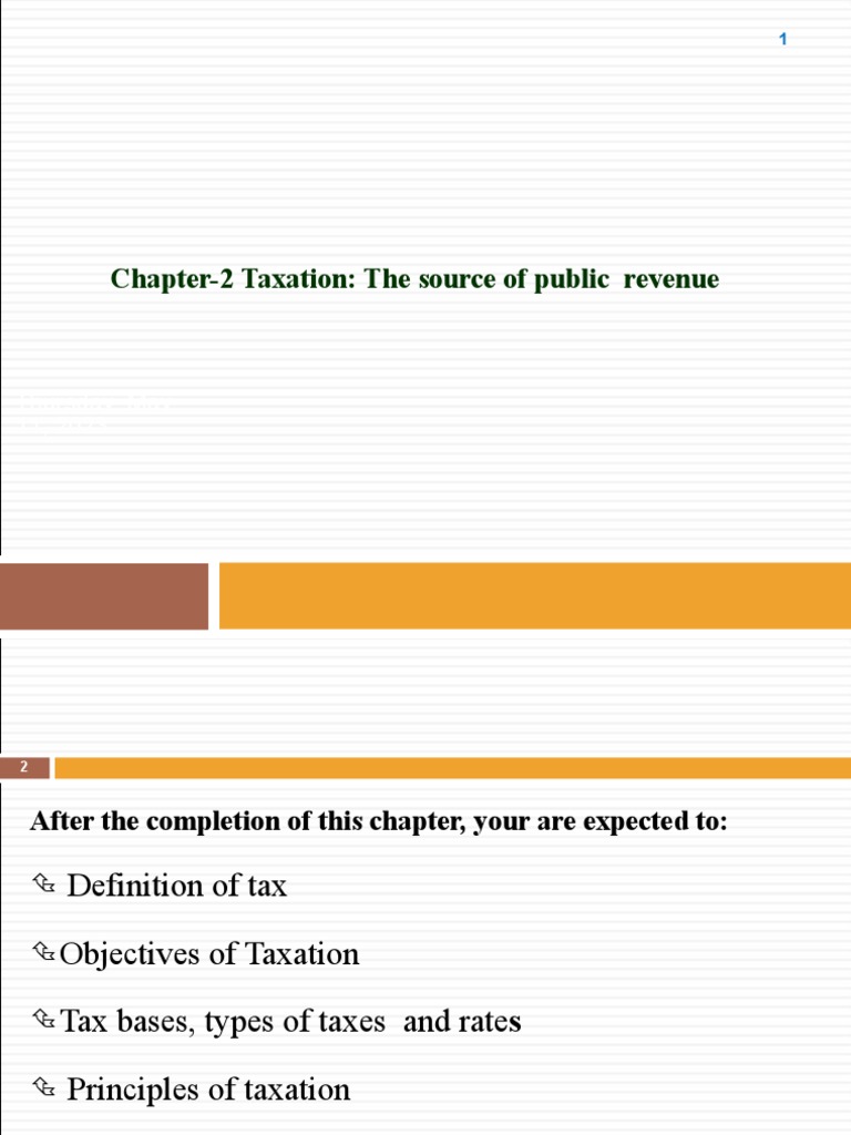 Understanding Taxation: Types and Objectives | PDF | Taxes | Income Tax