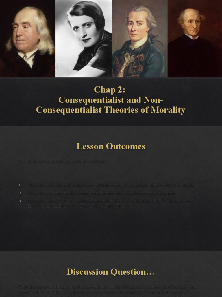 Consequentialist - Non-Consequentialist | PDF | Utilitarianism | Philosophical Movements