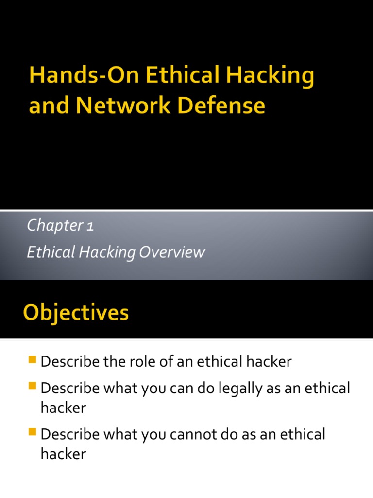 Ethical Hacking Introduction Pdf Security Hacker White Hat Computer Security