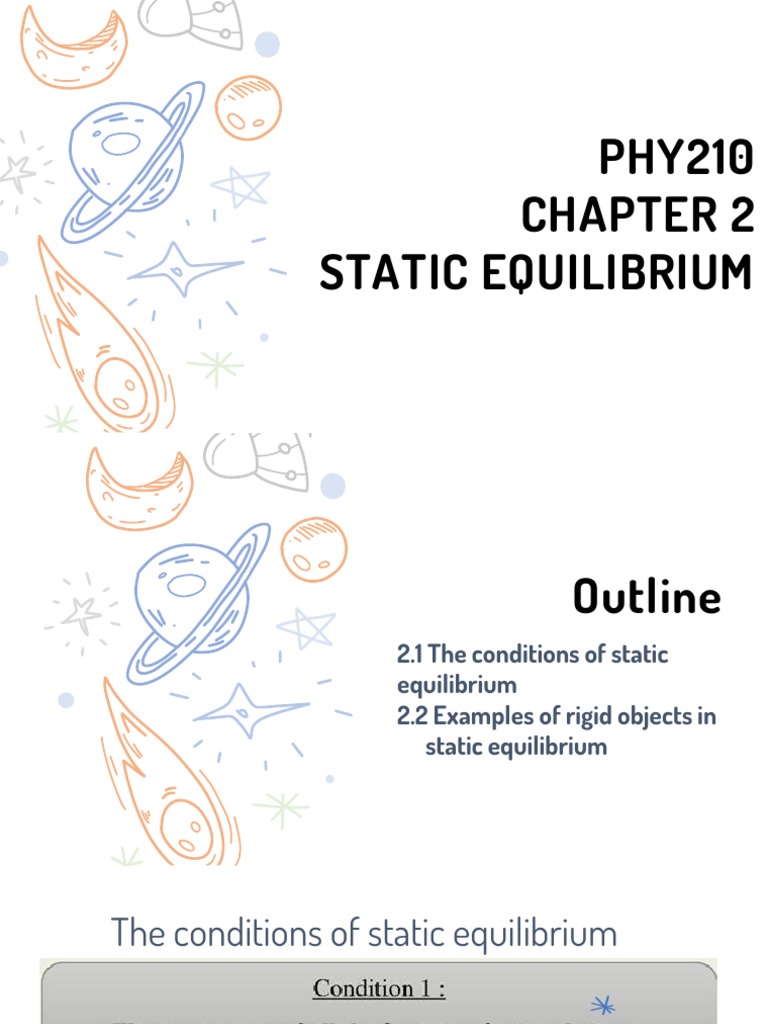 Rigid Objects in Static Equilibrium | PDF | Force | Torque