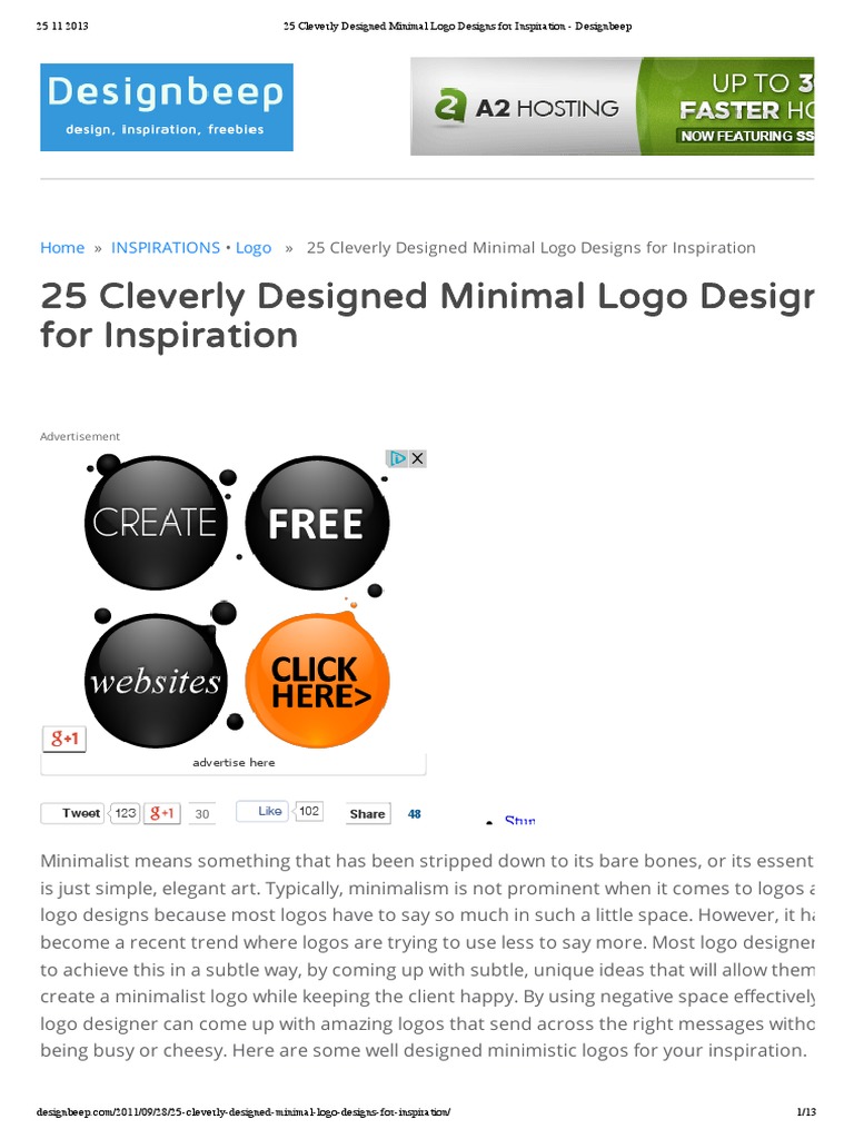 25 Cleverly Designed Minimal Logo Designs For Inspiration - Designbeep ...