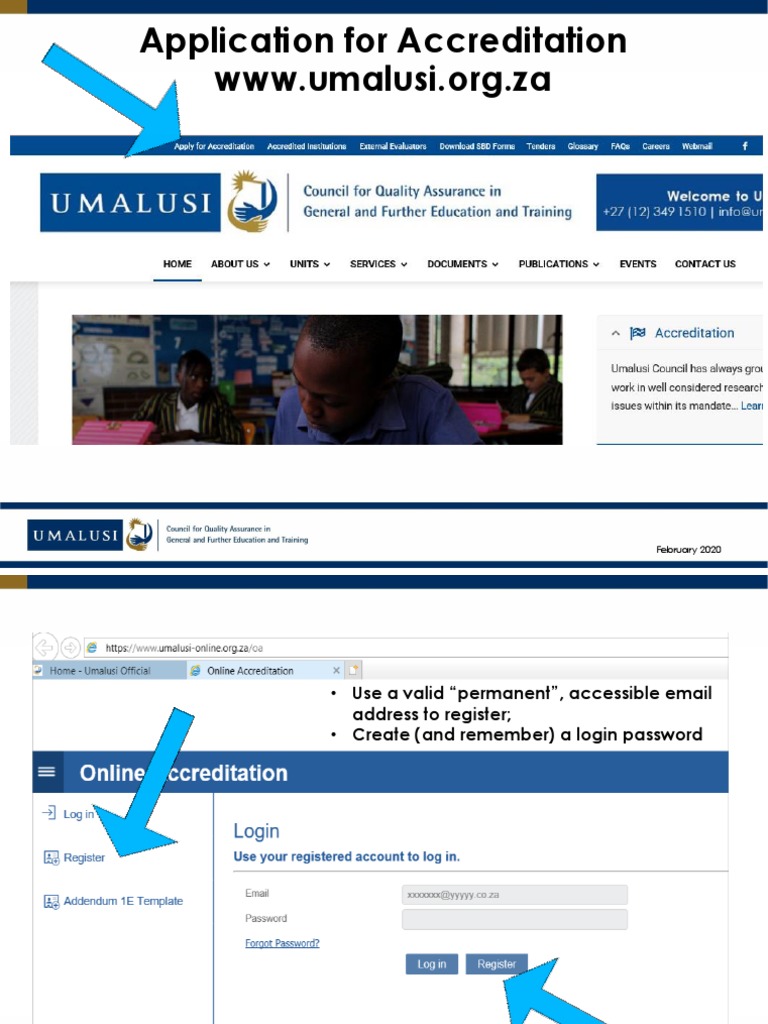 Guideline To Starting The Umalusi Online Accreditation Process PDF | PDF Guideline To Starting The Umalusi Online Accreditation Process PDF | PDF
