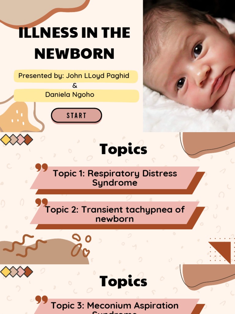 Illness in The Newborn | PDF | Lung | Respiratory System