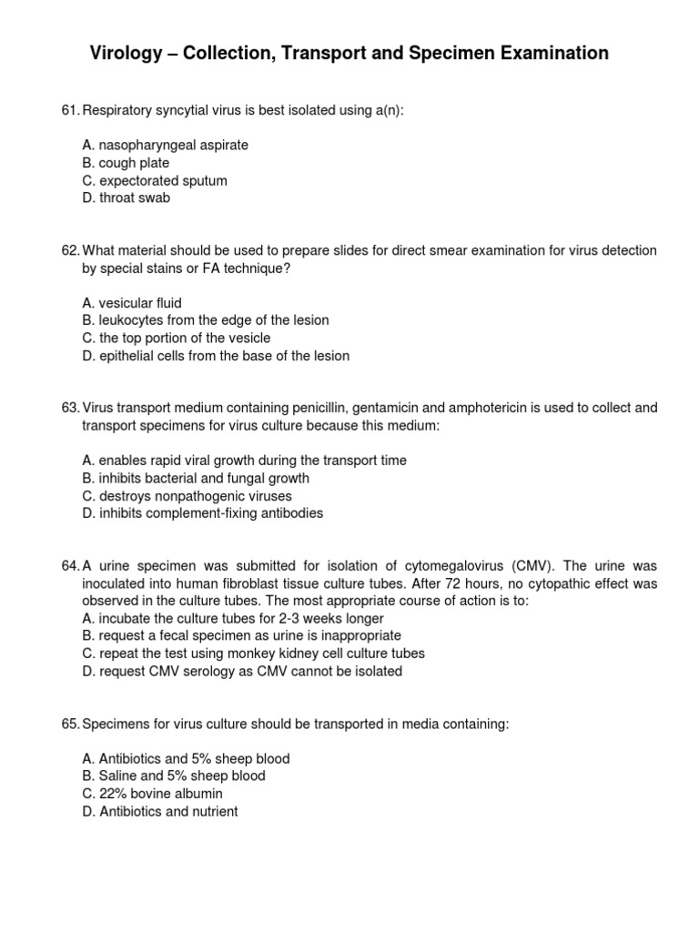 Virology - Exam 2 - Zipgrade | Download Free PDF | Infection | Virus