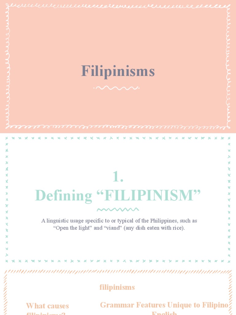A Copywriter's Guide To Filipinisms | PDF | English Language | Languages