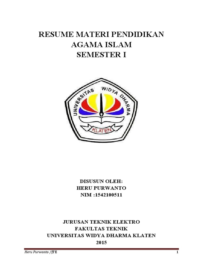 Resume Materi Agama | PDF | Ilmu Sosial | Agama & Spiritualitas