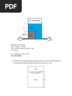 HYDRO 1 - Module 1.4 Hydrostatic Principles (Sample Problems) | PDF | Pressure | Pressure ...