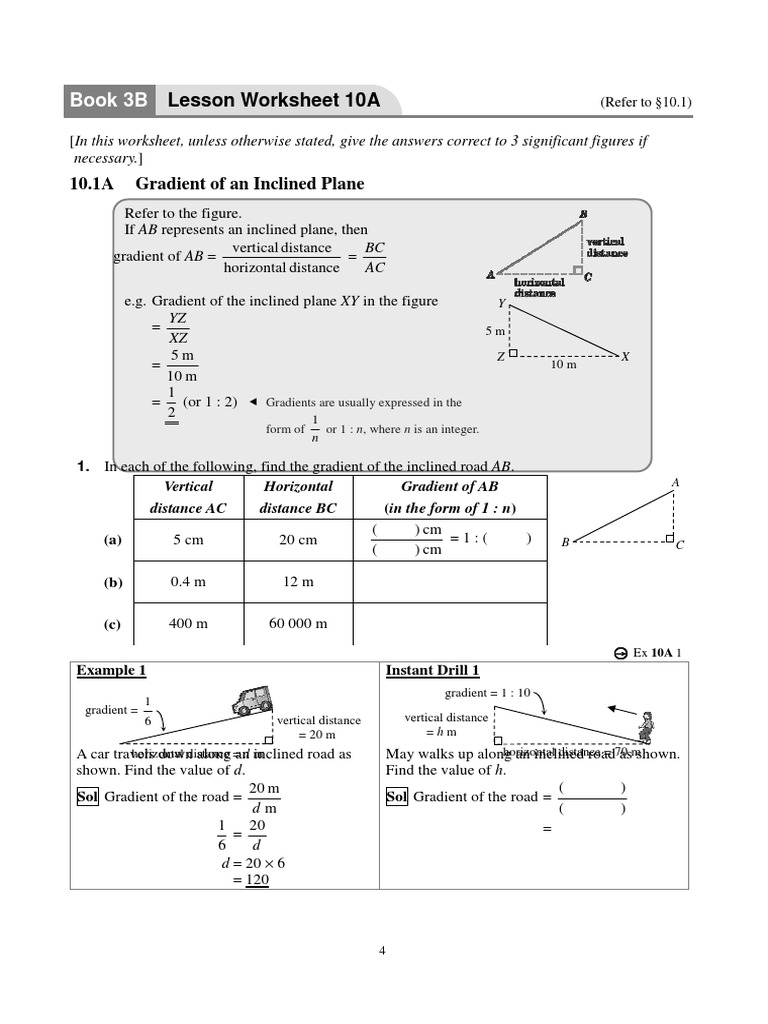 Application of Trigo PDF | PDF | Slope | Angle