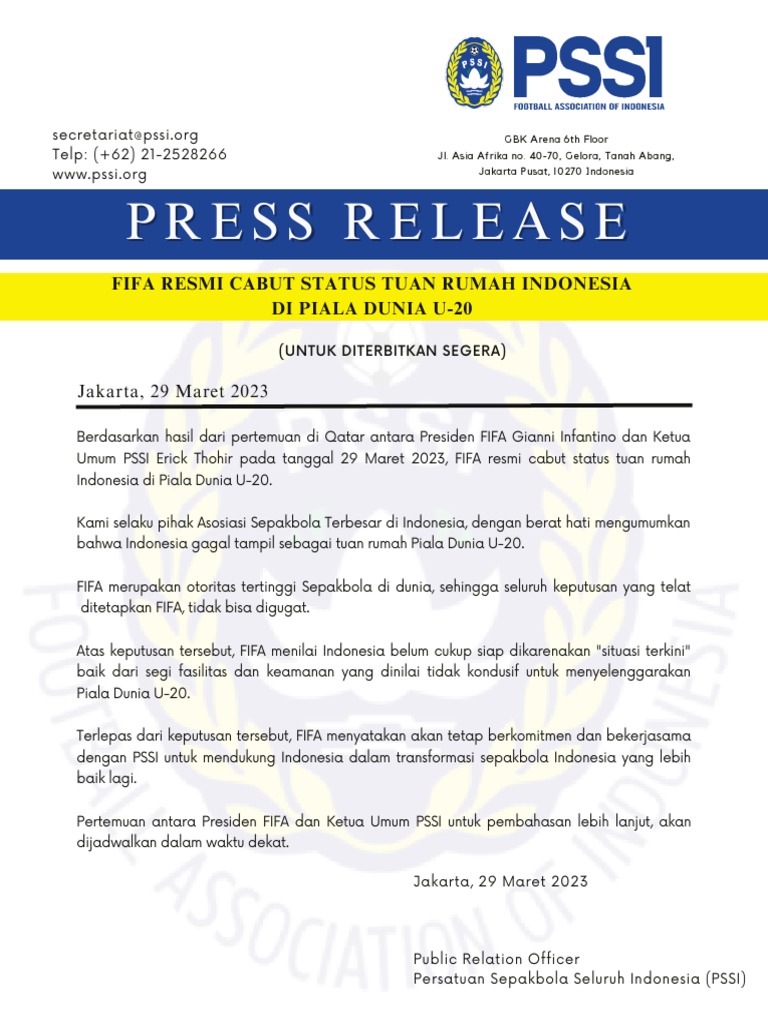 Press Release | PDF