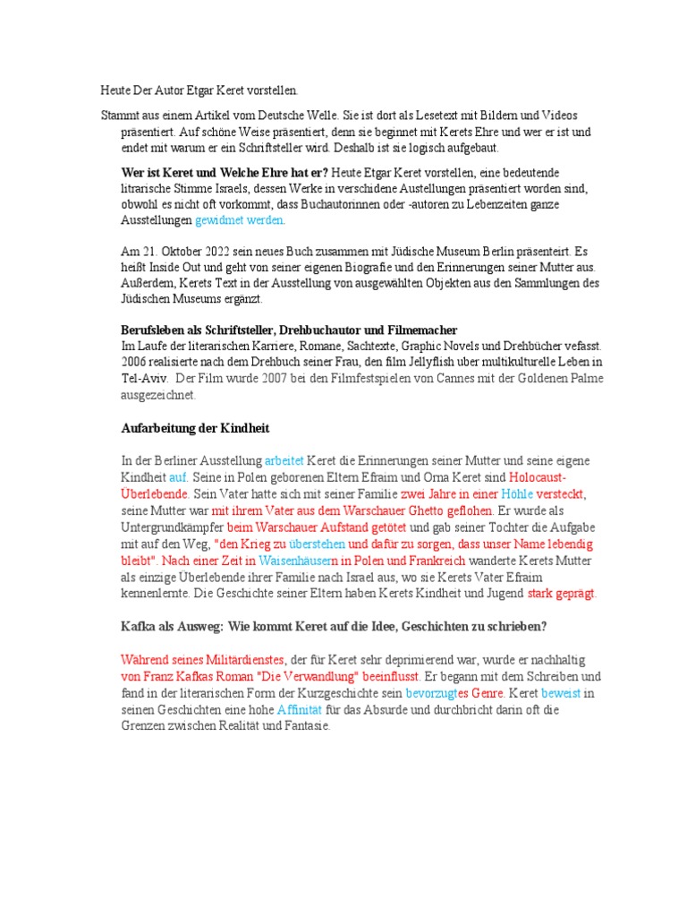 Etgar Keret | PDF