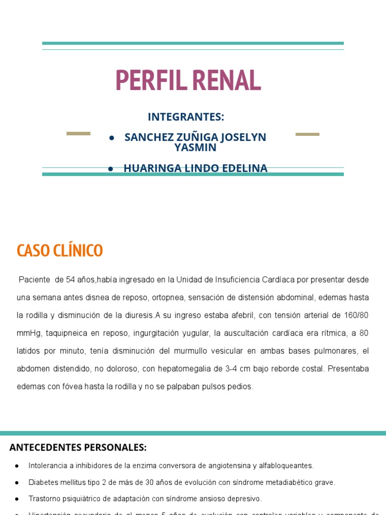 Perfil Renal | PDF