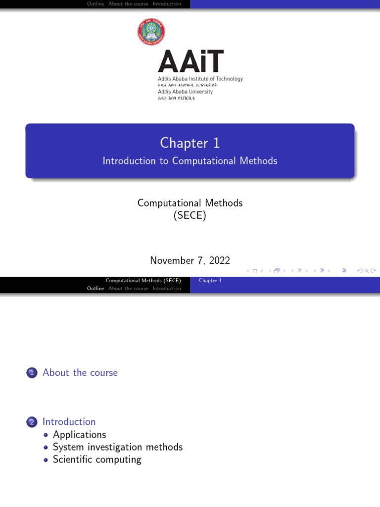 Chapter 1 | PDF | Computational Science | Numerical Analysis