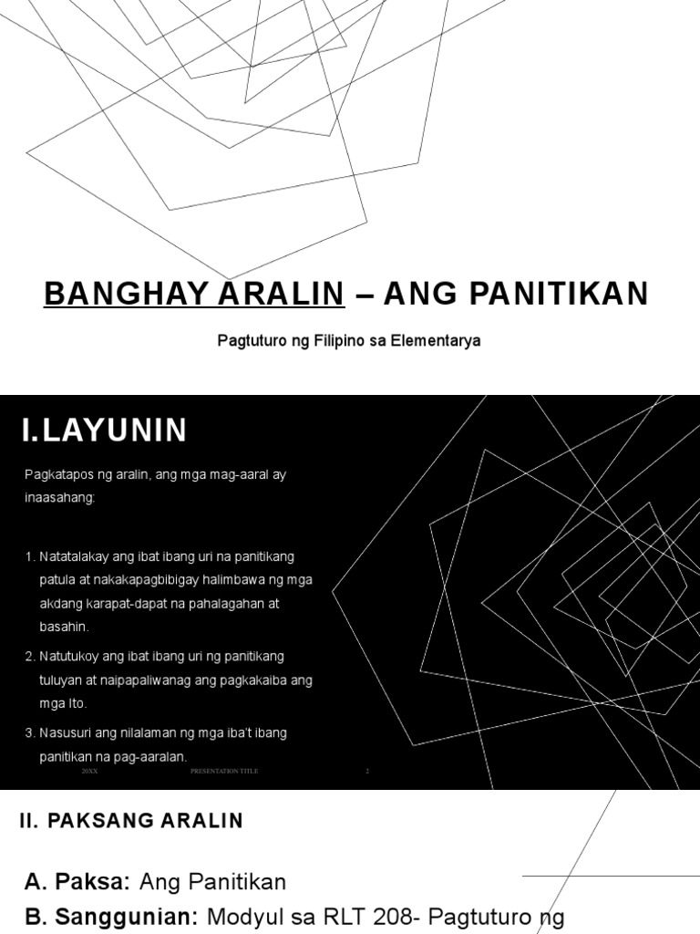 Banghay Aralin – Ang Panitikan | PDF