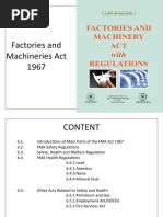 Factories and Machinery Act 1967 (FMA 1967) | PDF