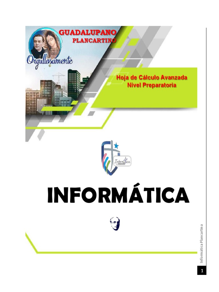 HMIG 2do HCalculo Avanzada Prepa Actualizado PDF | PDF | Microsoft Excel | Archivo de computadora