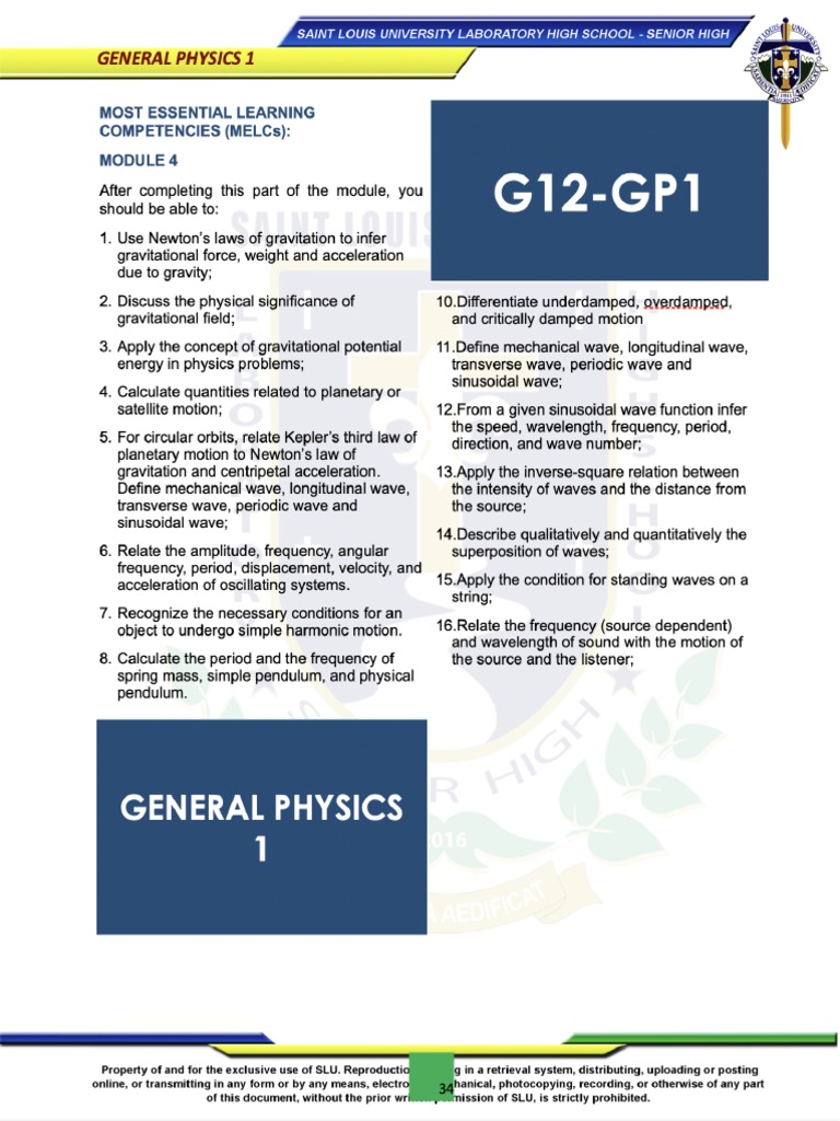 GP2 Gravity and Periodic Motion | PDF