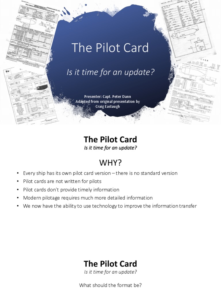 The Pilot Card - IMPA 2022 PDF | PDF | Technology & Engineering