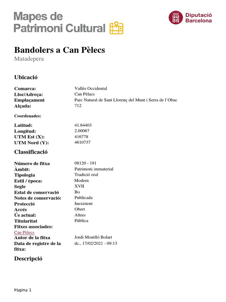 Bandolers A Can Pelecs | PDF