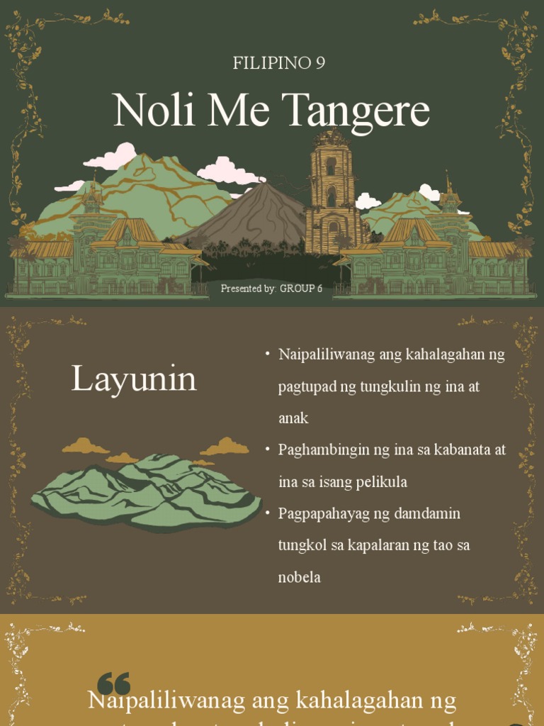 Filipino 9 Noli Me Tangere | PDF