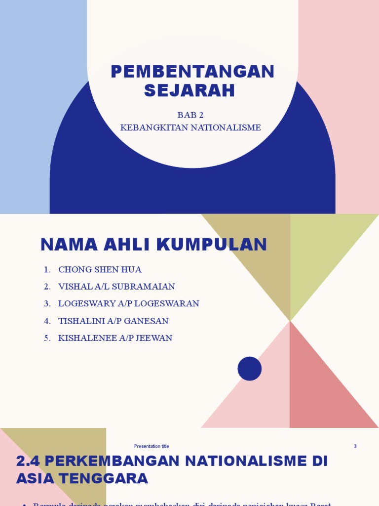 Pembentangan Sejarah 2.4 | PDF