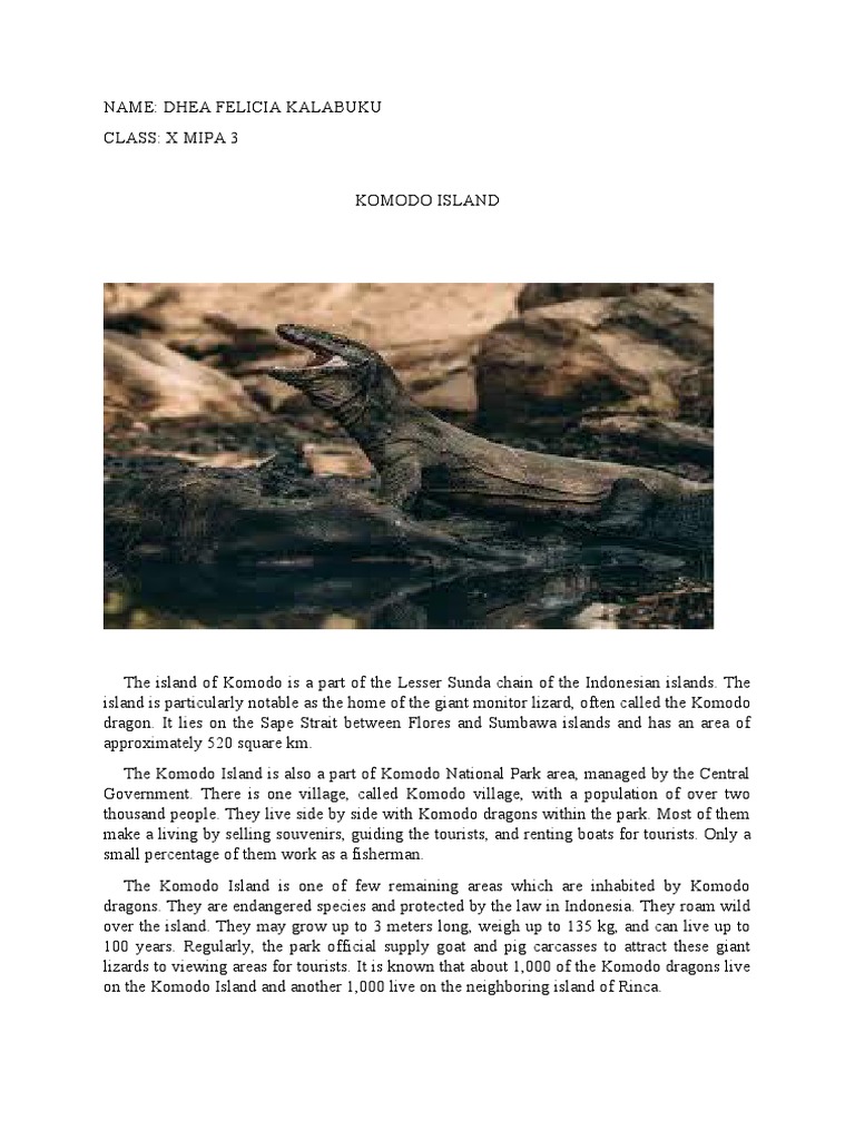 Komodo Island | PDF | Home & Garden