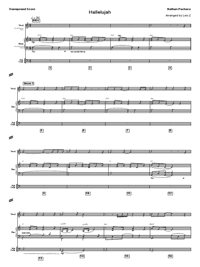 Hallelujah SCORE PDF | PDF | Échecs | Ouverture (échecs)