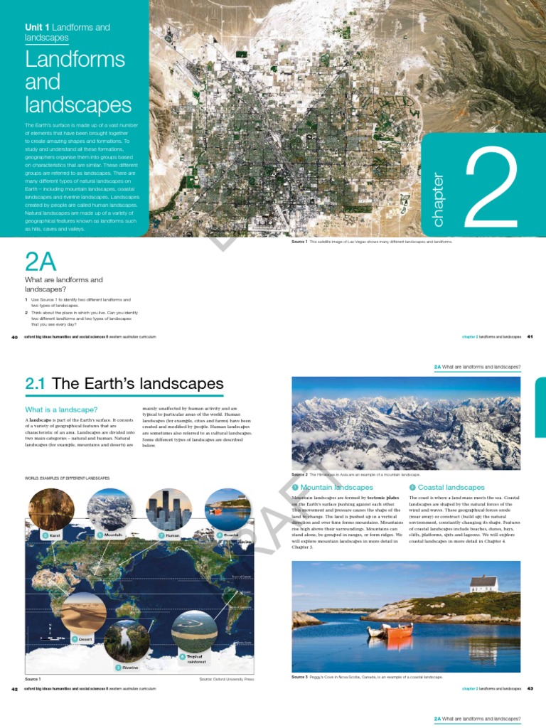 Chapter-2-Landforms-and-landscapes.pdf | PDF | Valley | Landscape