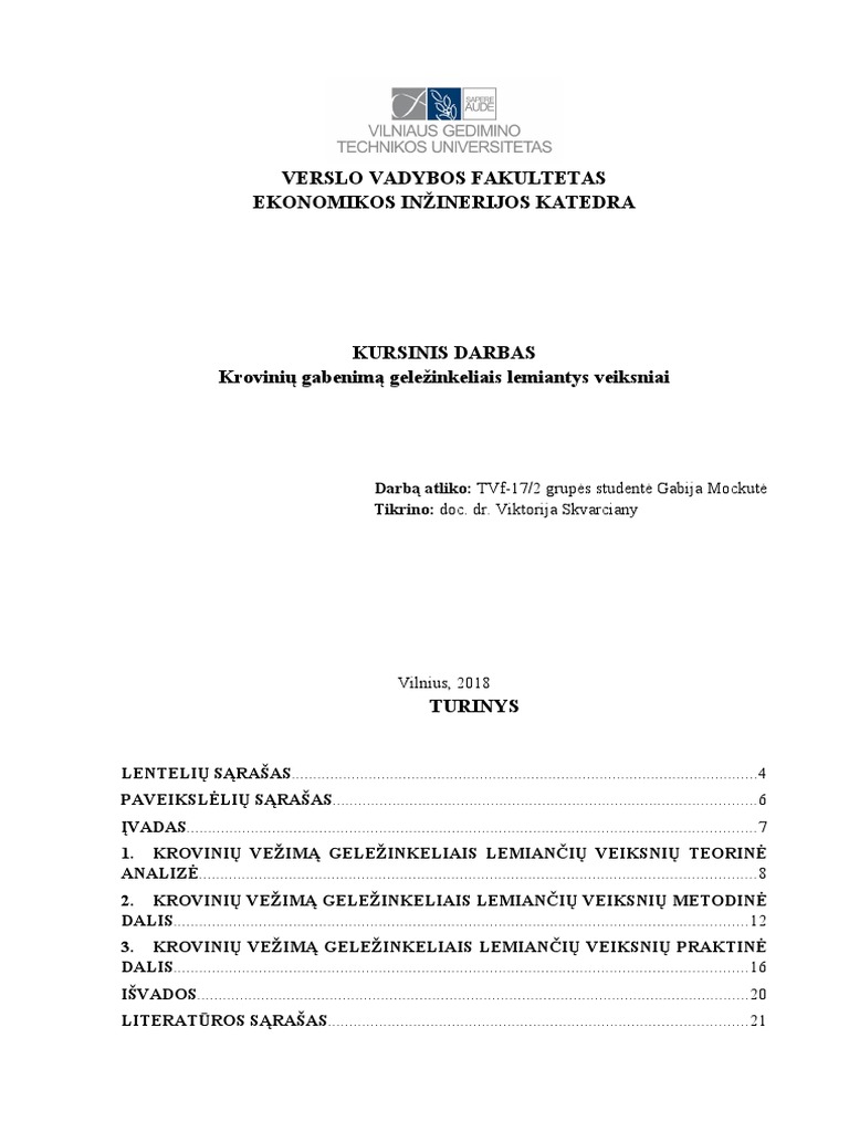 Kursinis Naujas | PDF