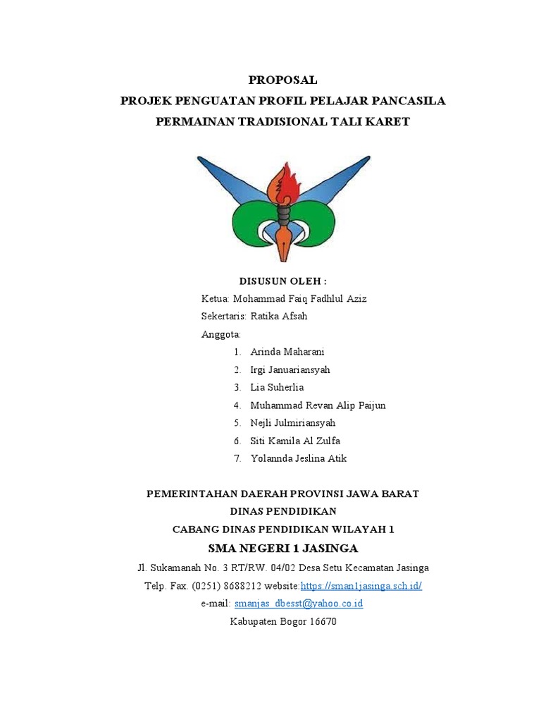Proposal Kelompok 1 Kelas 10.7 | PDF