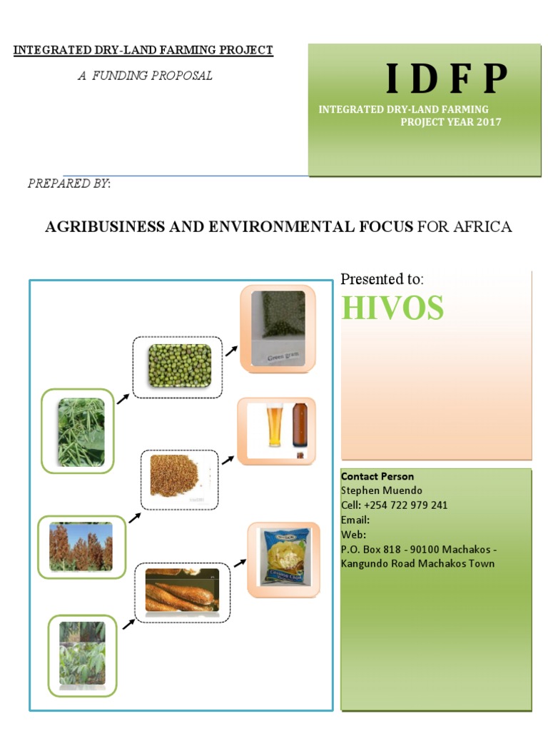 Intergrated Dryland Farming Project Final | PDF | Agriculture | Surface ...