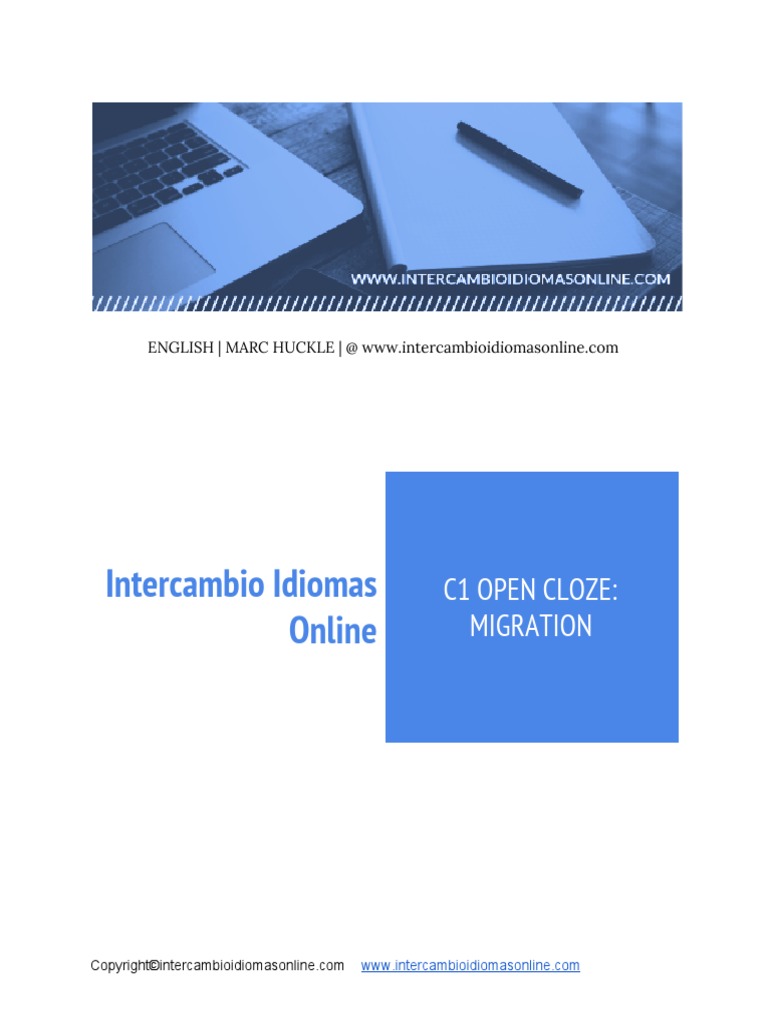 c1 Open Cloze - Migration | PDF