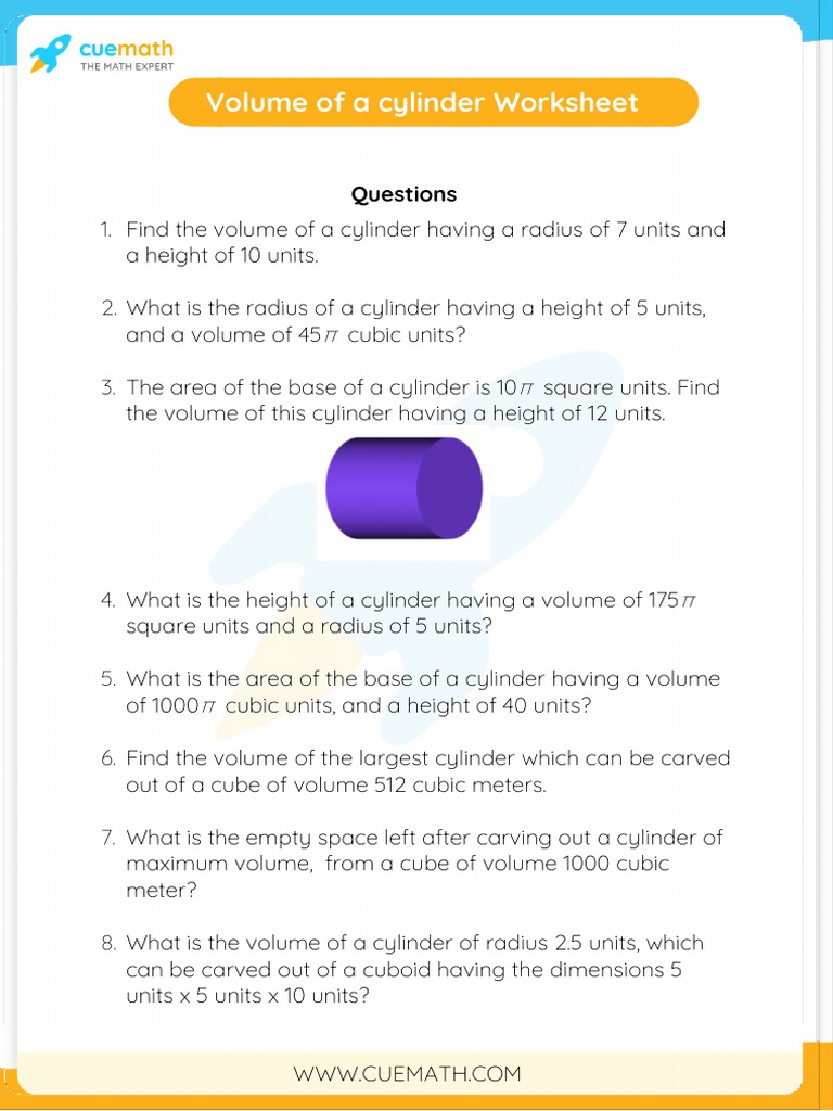 File 8th Grade Volume of A Cylinder 1 1616994158 | PDF | Home & Garden ...