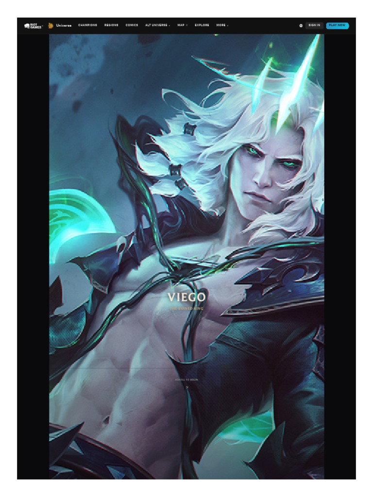 Universe Leagueoflegends Com en - PH Story Champion Viego | PDF