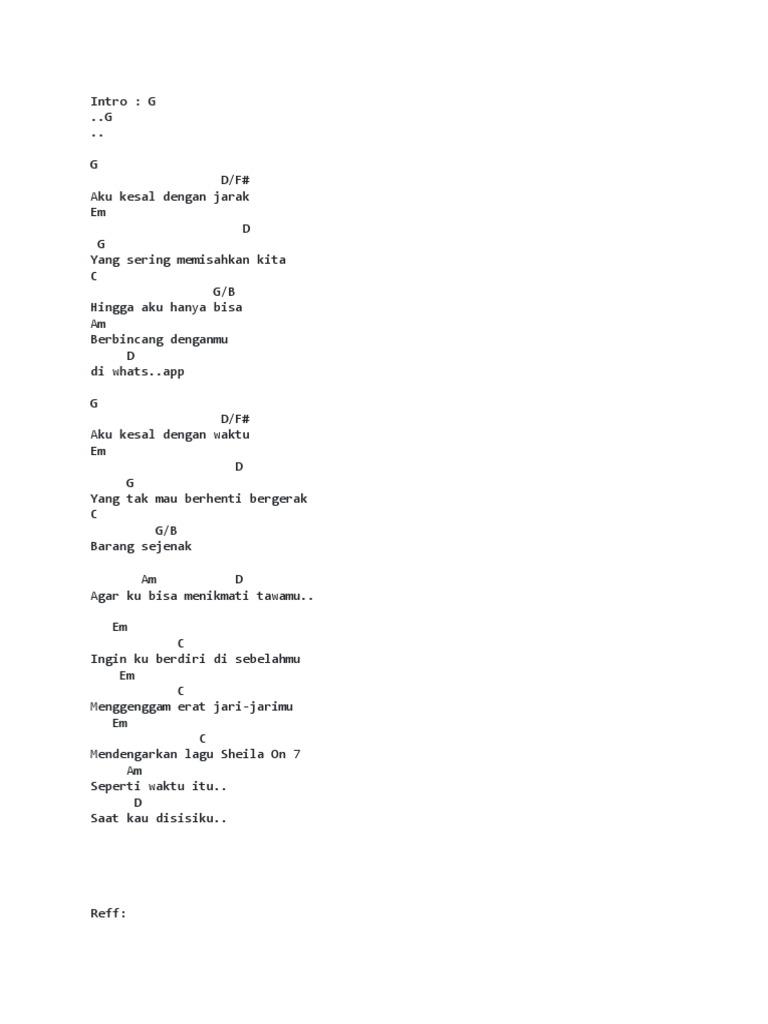 Chord Celengan Rindu Pdf