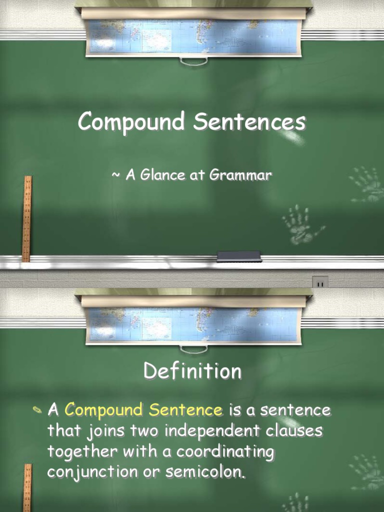 Compound Sentences PPT | PDF
