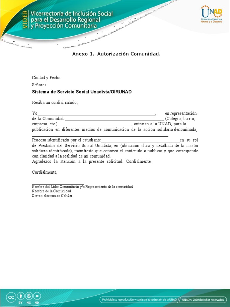 Anexo 1 y Anexo 2 - Autorizacion | PDF