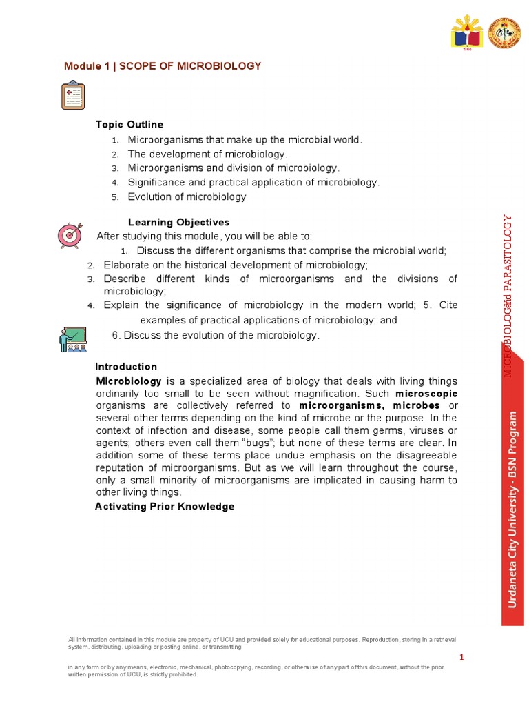 Study Guide Microbiology | PDF | Cell (Biology) | Microorganism Study Guide Microbiology | PDF | Cell (Biology) | Microorganism