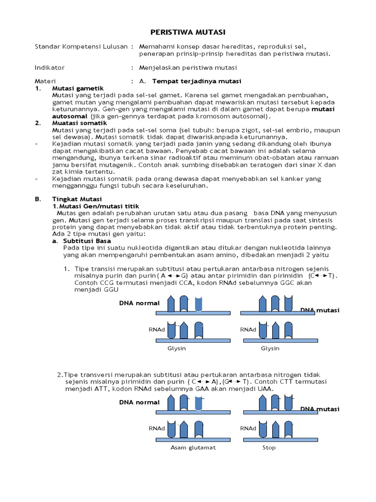 Peristiwa Mutasi | PDF