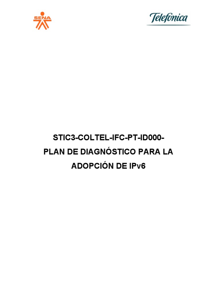 Diagnostico Ipv6 | Descargar gratis PDF | Protocolos de internet | Yo Pv6