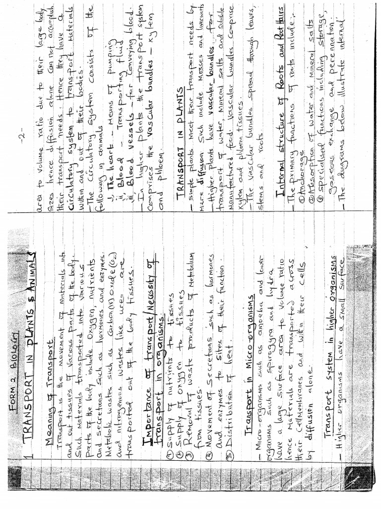 Biology Notes F2 PDF | PDF