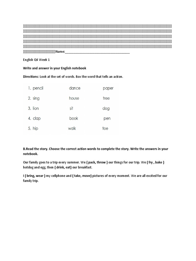 Activity ENGLISH Q4 | PDF