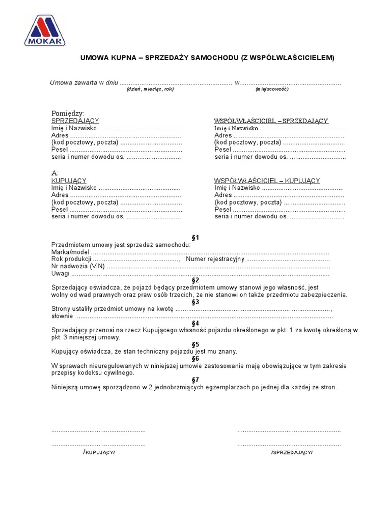 UMOWA-KUPNA-SPRZEDAZY-SAMOCHODU-WSPOLWLASCICIEL (1).pdf | PDF