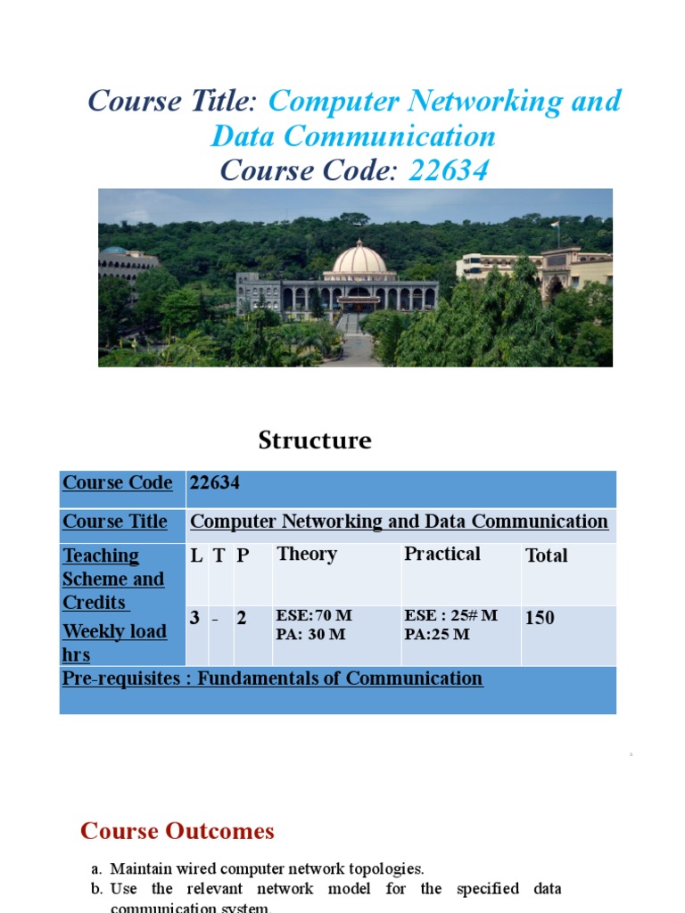 Unit 1 CND | PDF | Network Topology | Computer Network