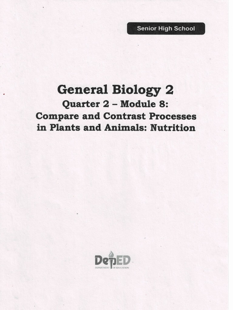 Module 8 Nutrition | PDF