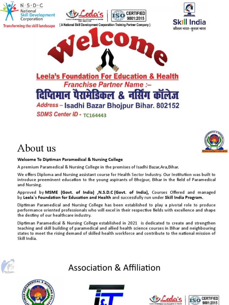 Diptiman Paramedical College and Hospital Presentation | PDF | Hospital ...