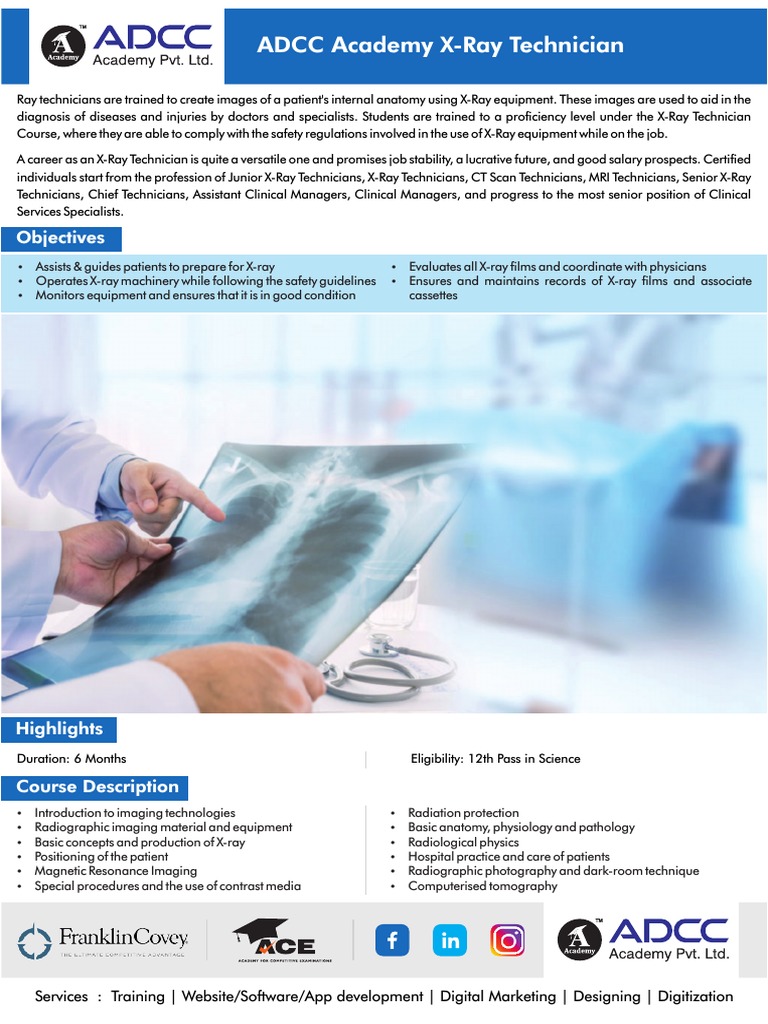 X Ray Technician PDF | PDF