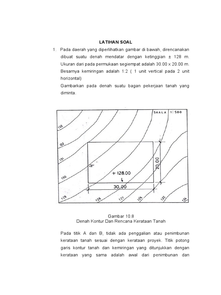 Latihan Soal Kontur | PDF | Metode & Bahan Ajar