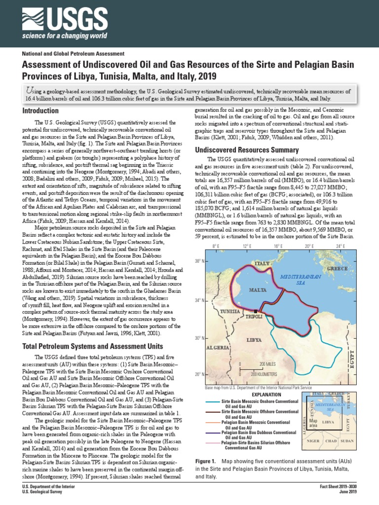 Assessment of Undiscovered Oil and Gas Resources of The Sirte and ...