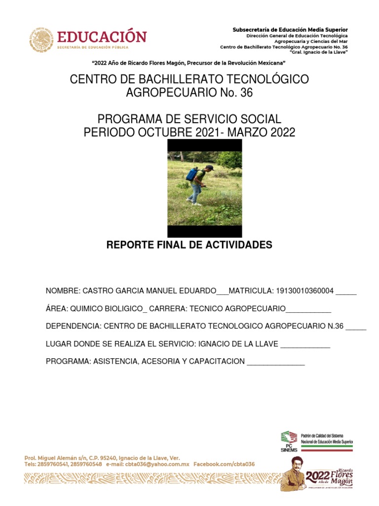 Reporte Final Activ SS | PDF